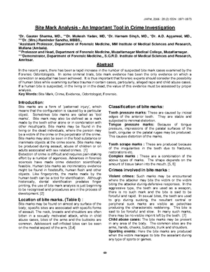 Forensic-anthropology - Forensic Anthropology Author(s): Clyde Collins ...