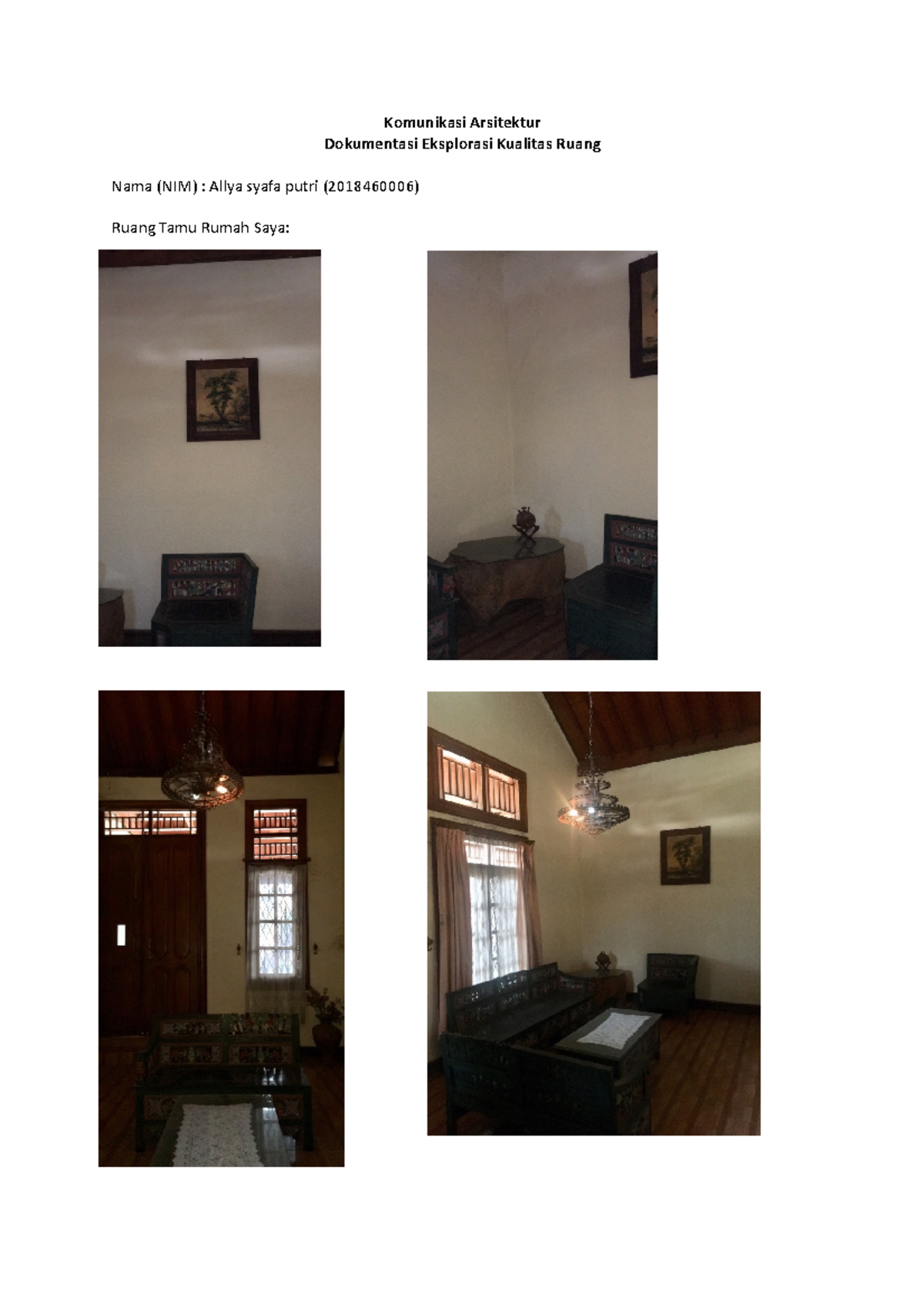 Komunikasi Arsitektur dokumentasi ruang dan maket - Komunikasi ...