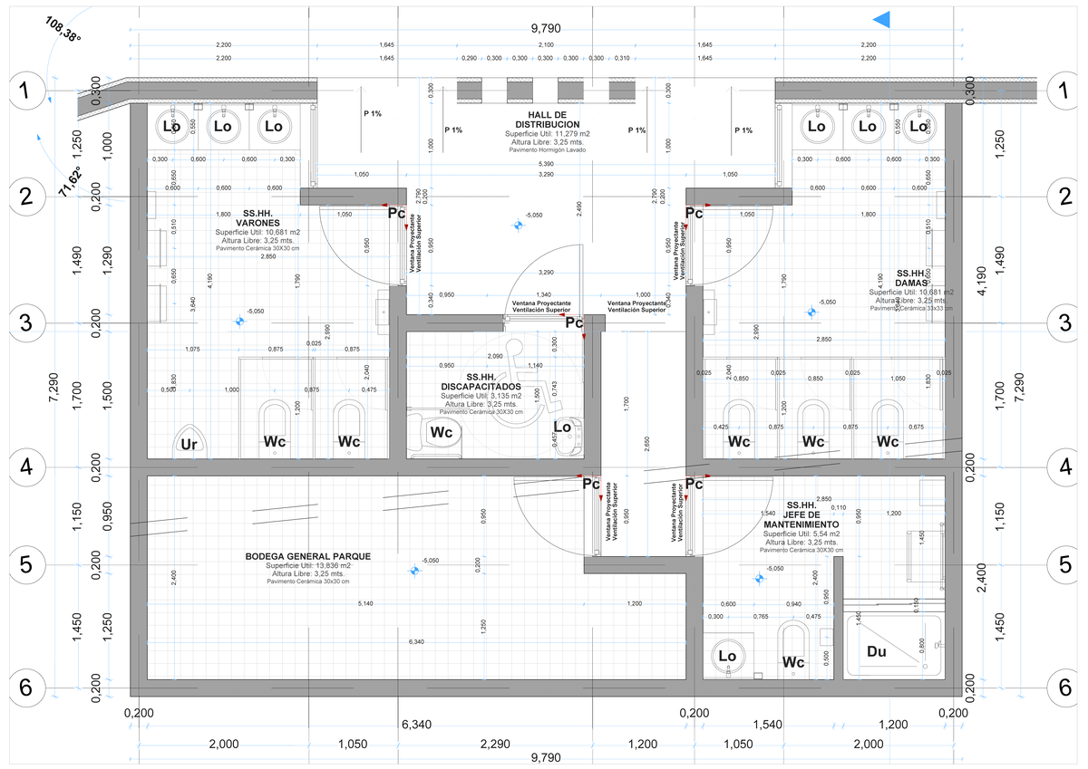 L 27 - SS.HH. Y DOM-Layout 1 - ####### 1, ####### 1, ####### 1, SS ...