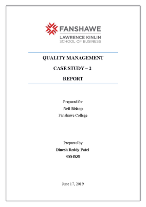 Gati's Research Report - Quality Management Gati’s Case Study Prepared ...