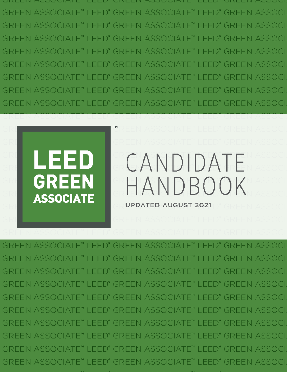 LEED GA handbook 2021 V7 JS - LEED® GREEN ASSOCIATE™ LEED® GREEN ...