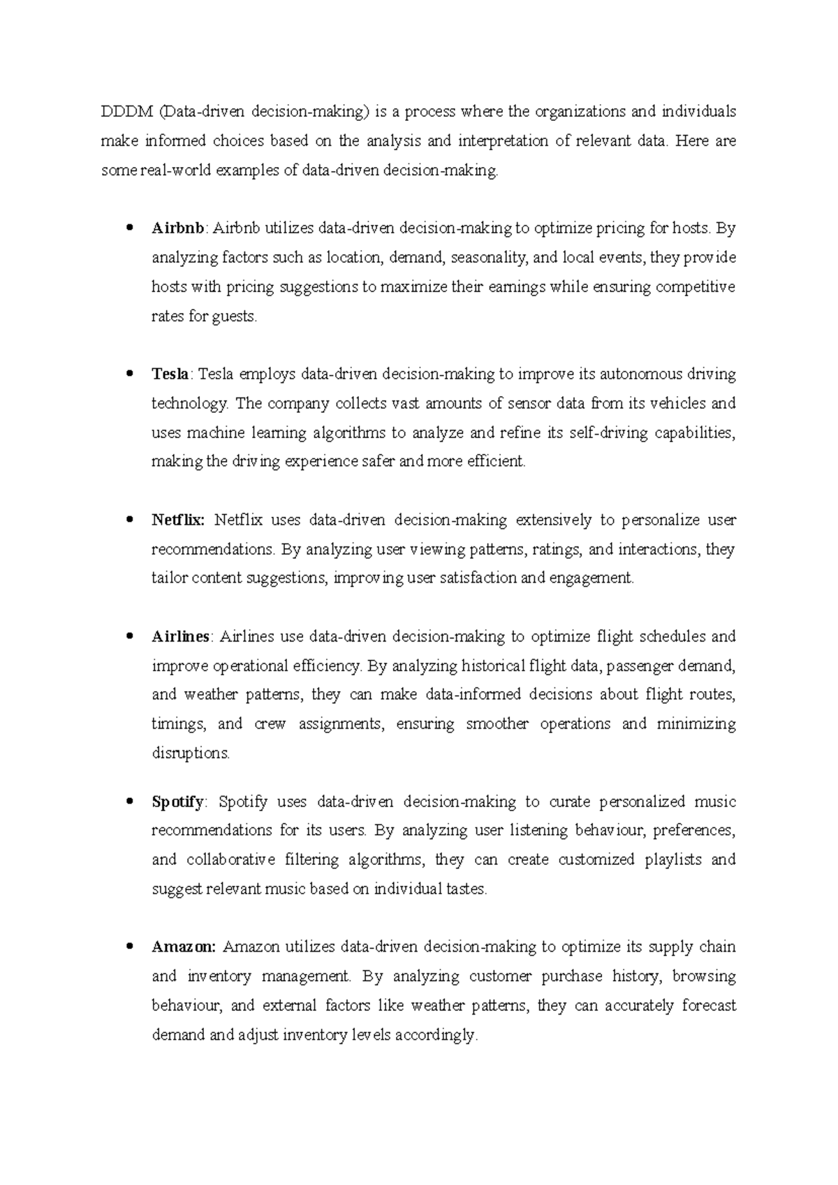 Data teek - easy to learn - DDDM (Data-driven decision-making) is a ...