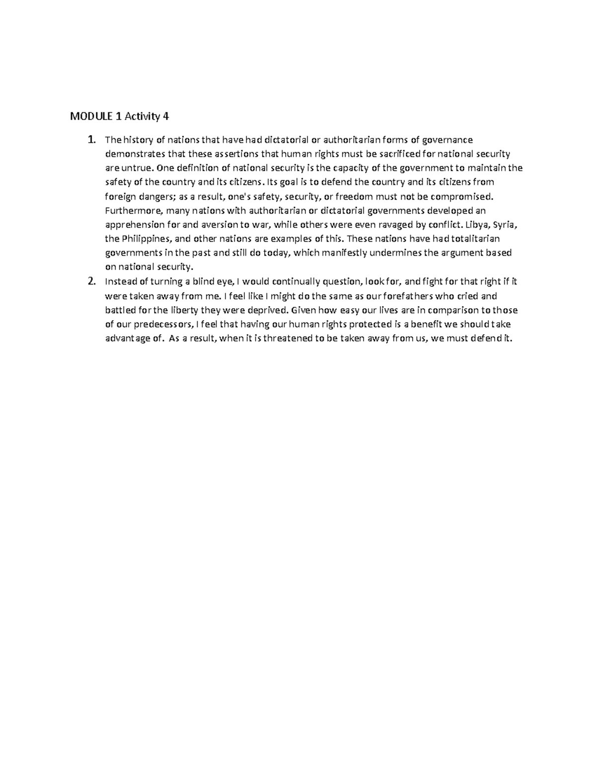 NSTP1 Module 1- Activity 4 - AYESHA C. EBRAHIM NSTP1 (8264) MODULE 1 ...