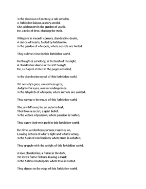 [Solved] write me a slam poem about The devastating impact of ...