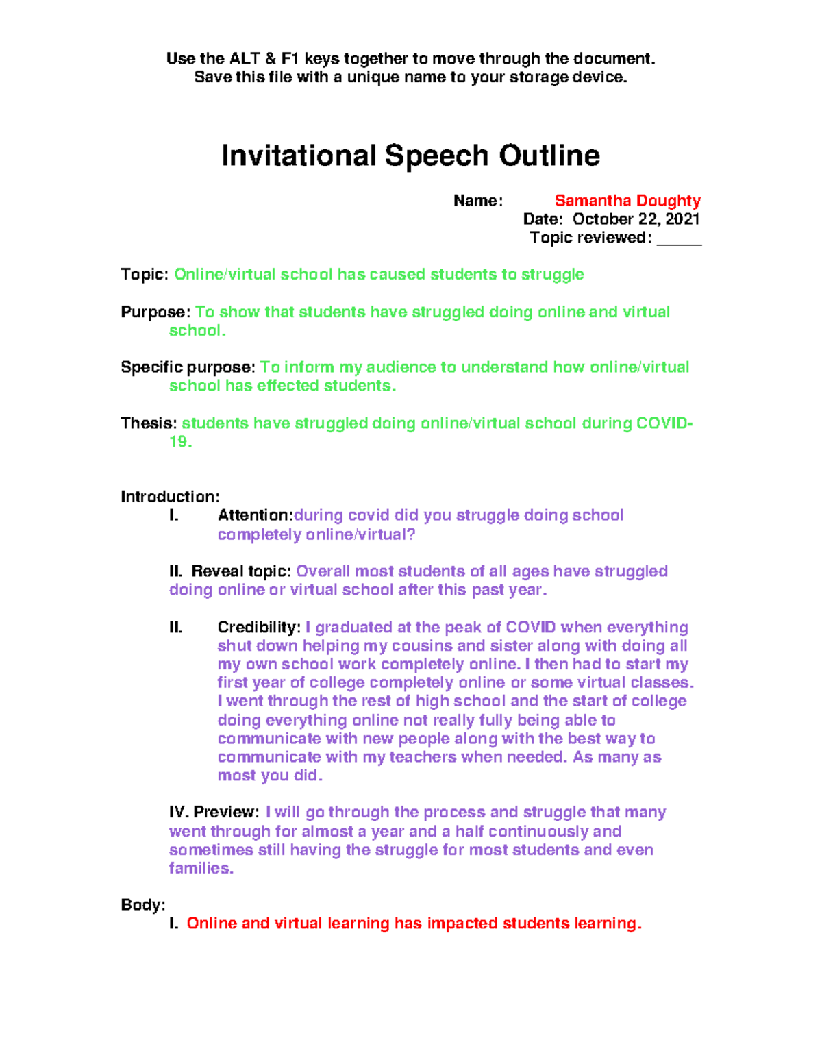 2019 invitational outline template copy - Save this file with a unique ...
