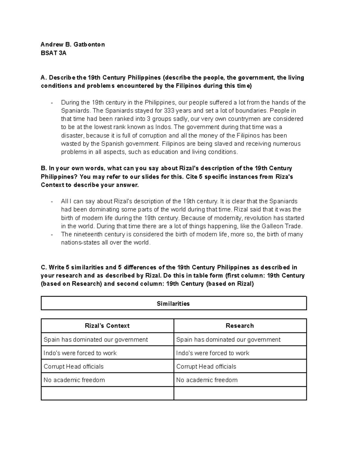 Andrew Gatbonton - 0307 Prelim Project - Andrew B. Gatbonton BSAT 3A A ...