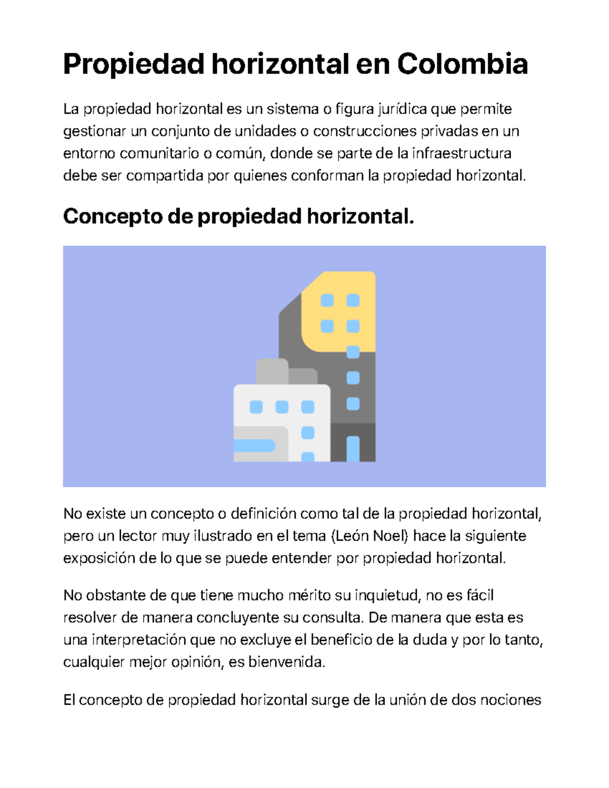 Propiedad horizontal en Colombia Gerencie - Propiedad horizontal en ...