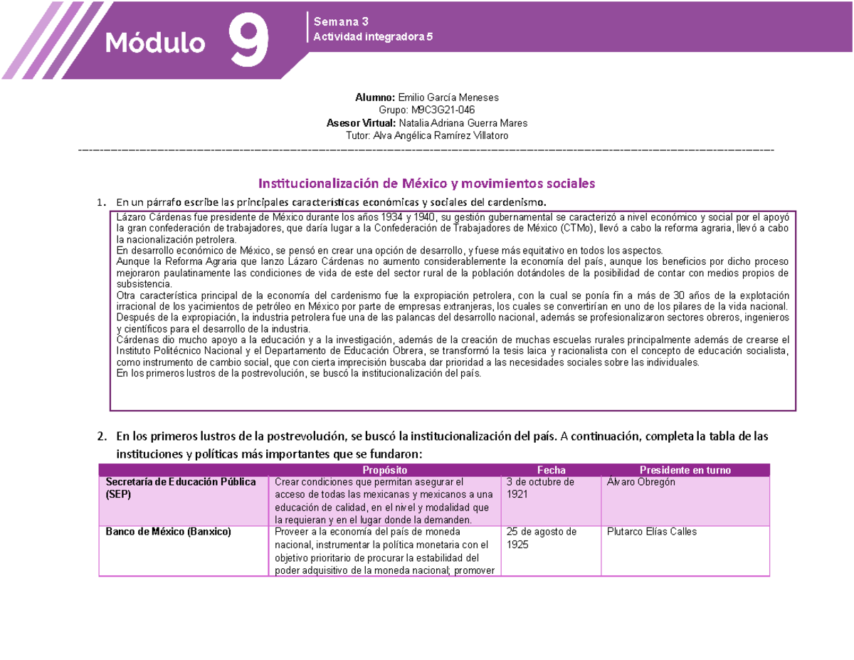 García Meneses Emilio M09S3AI5 Actividad Integradora 5 Modulo 9 ...