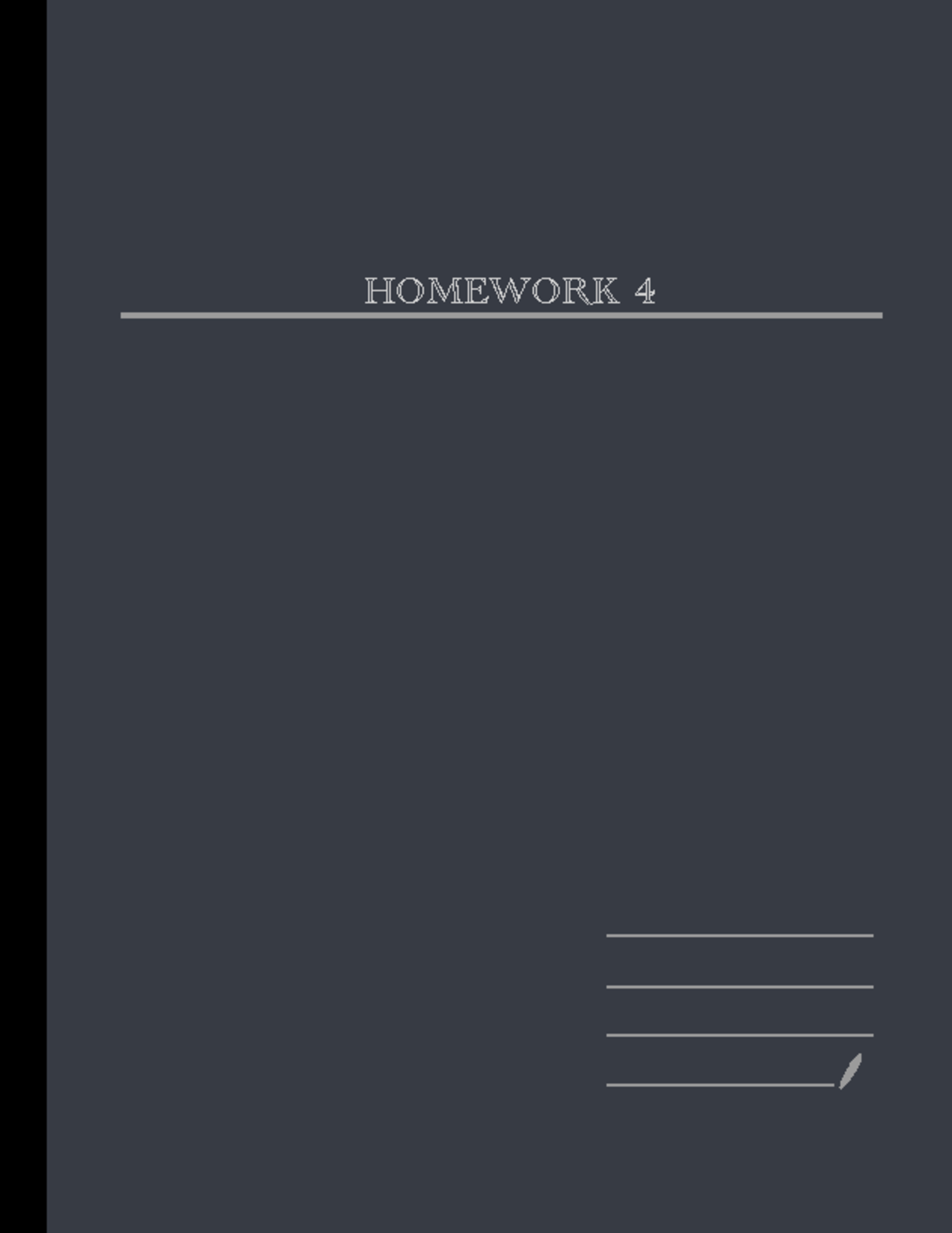 Homework 4 - n/a - HOMEWORK page 246 : 13, page 251 : 20, page 261 : 19 ...