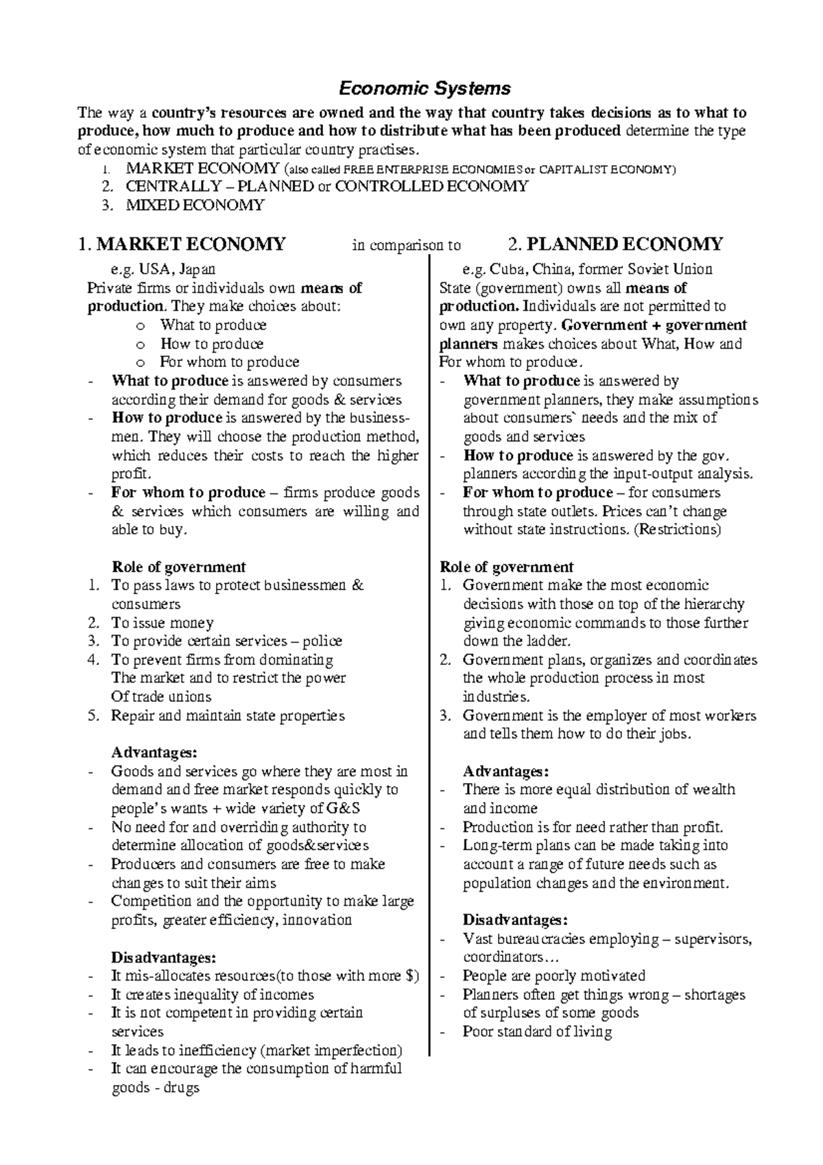 Unit 2 - BBA LLB 1st Sem Principal Of Economics Notes from BBA ...