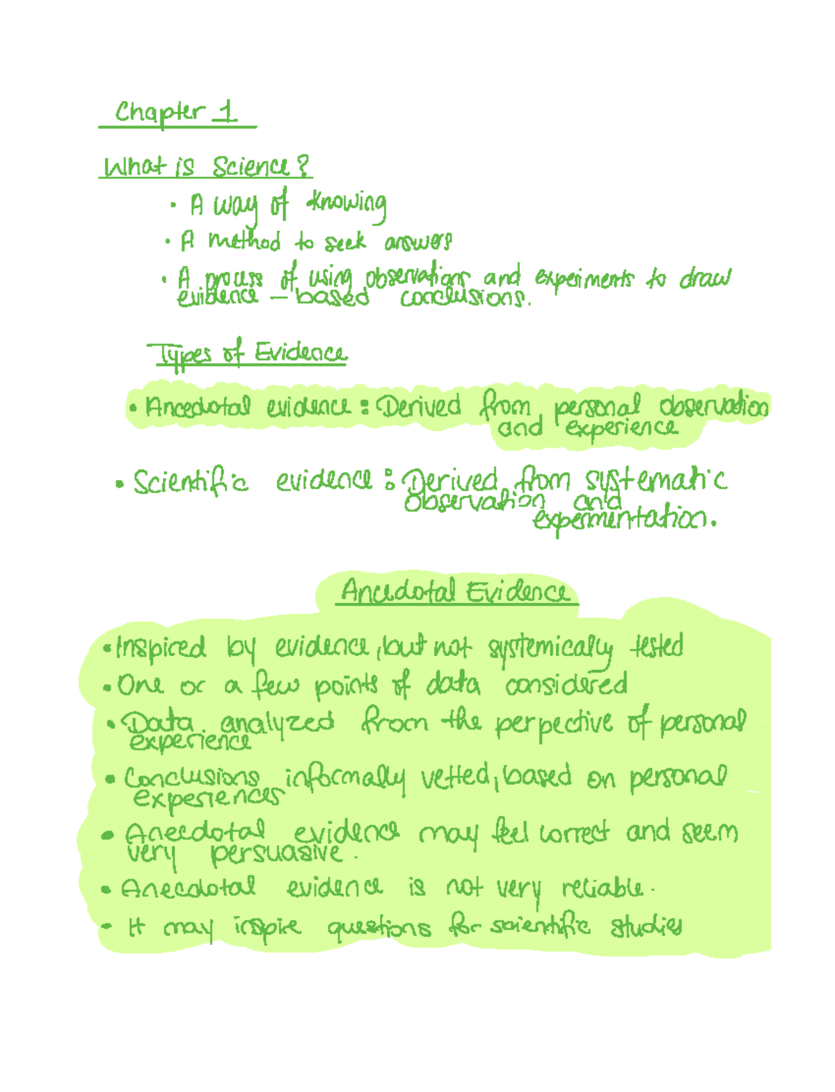 Note Sep 15, 2021 - Professor Rozina Jaser - Chapter 1 What is science ...