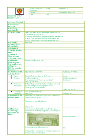 Lesson 3 - General Domains of Teaching Competence - Lesson 3- FTC 1 ...