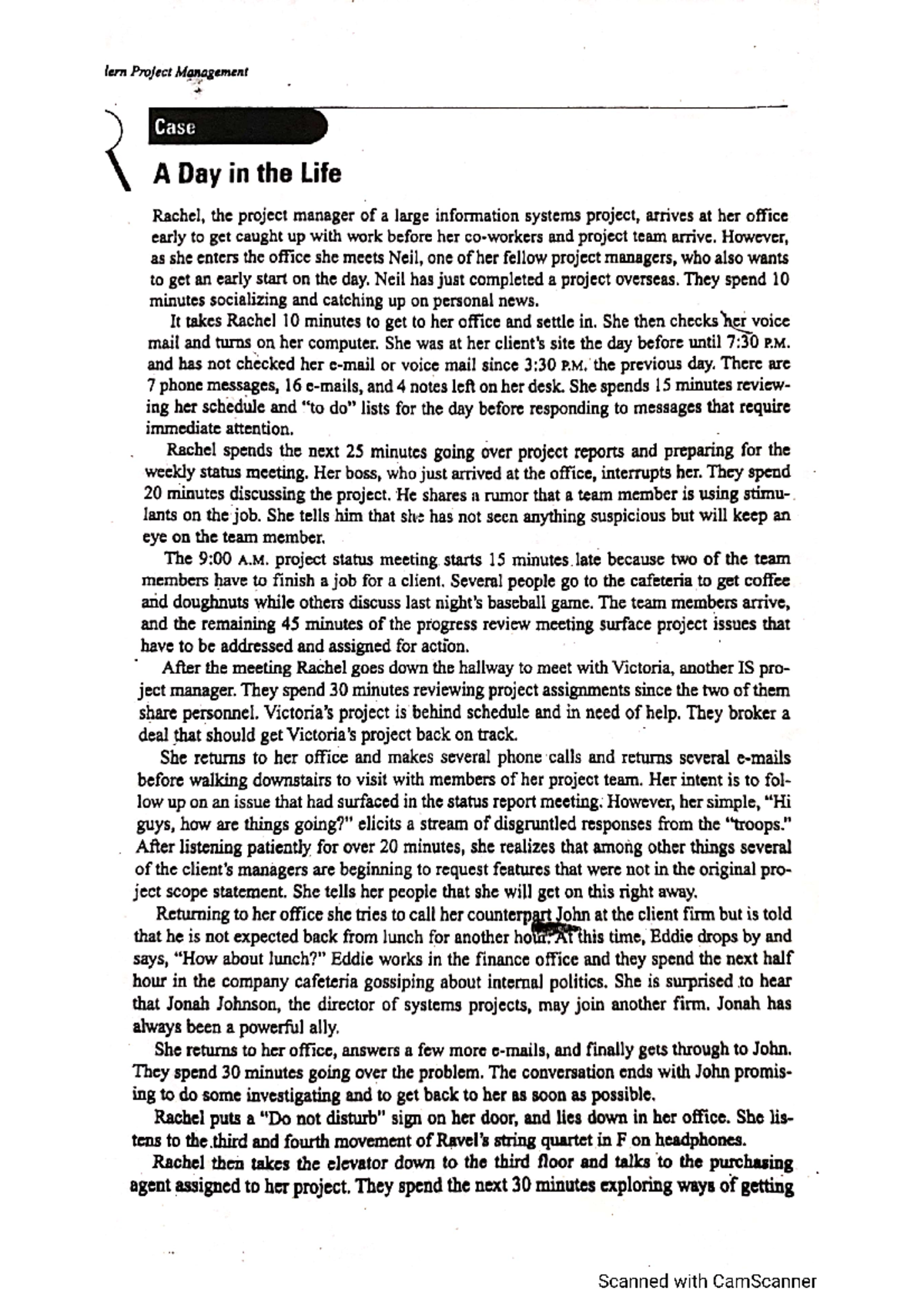 Case Study 1 - A Day In The Life - Business Law - Studocu