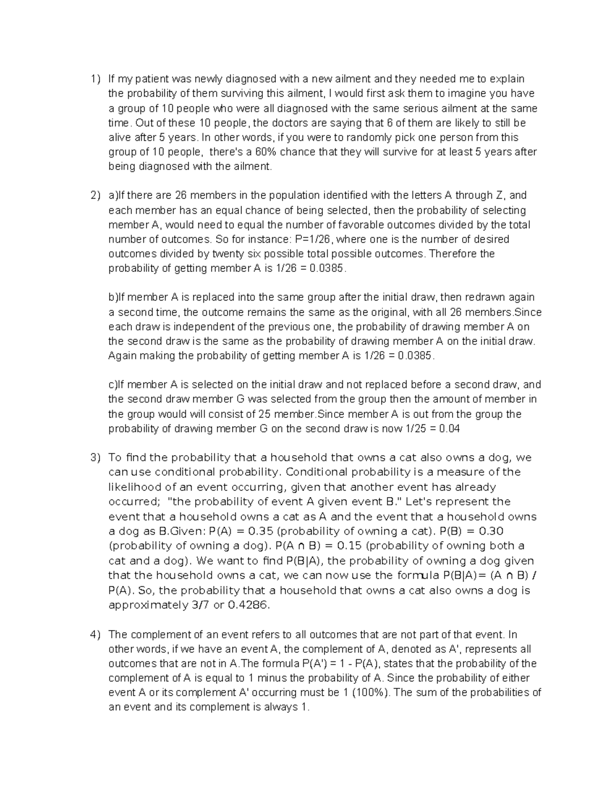 3-2 prob set - state 3-2 - If my patient was newly diagnosed with a new ...