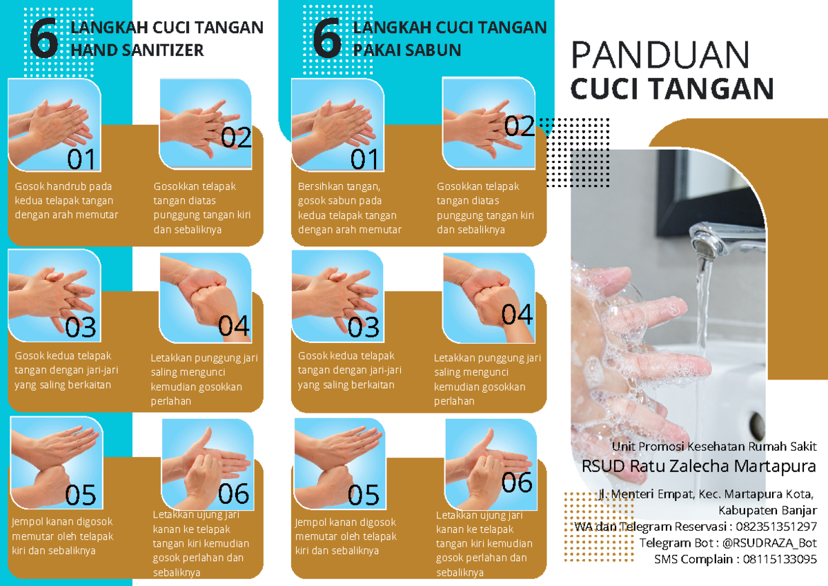 Leaflet Cuci Tangan - Gdx - 01 PANDUAN CUCI TANGAN Gosok handrub pada ...