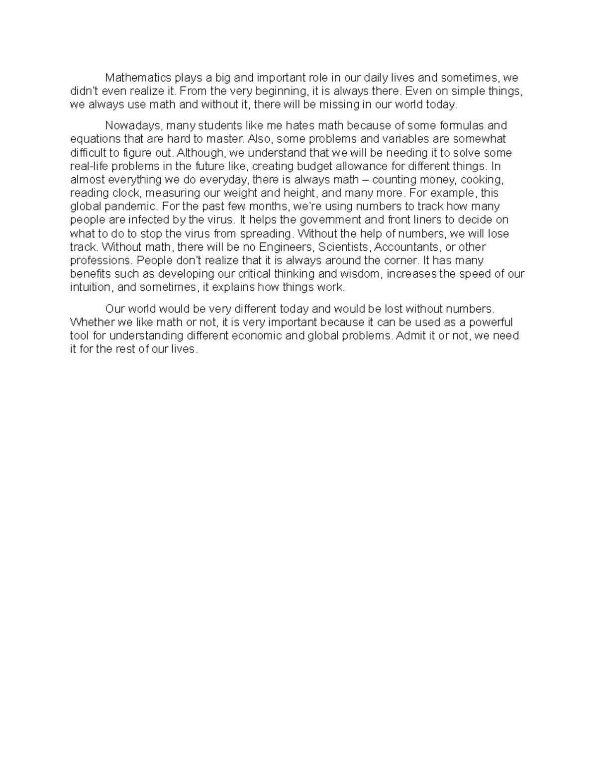 mathematics-in-the-modern-world-mathematics-plays-a-big-and-important