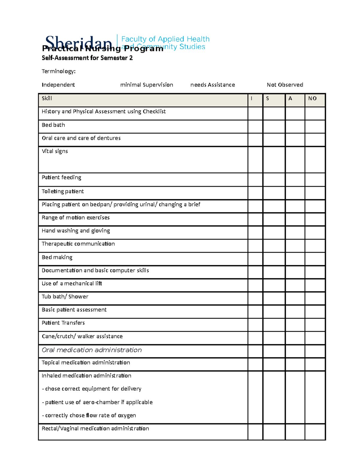 Assignment Self Assessment For Semester 2 Self Assessment For assignment-self-assessment-for-semester-2-self-assessment-for
