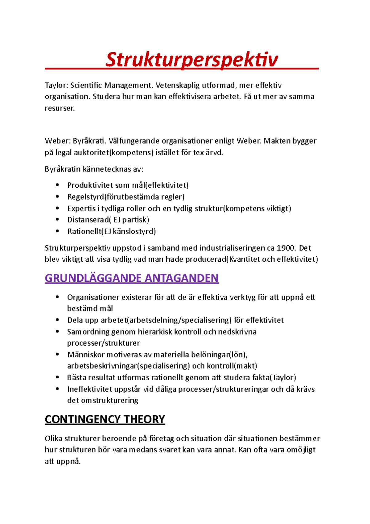 Svante Schriber om dom 4 perspektiven - Strukturperspektiv Taylor ...