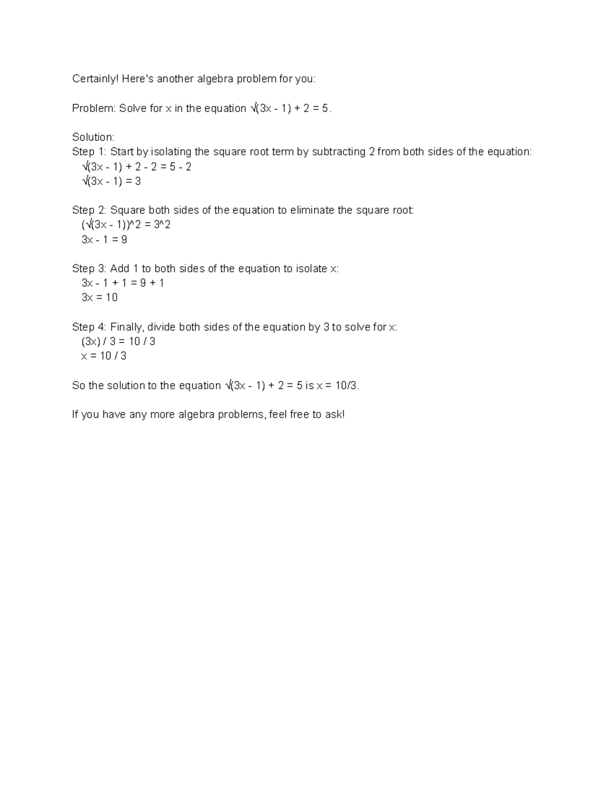 Certainly - Hello - MATH 115 - HFC - Studocu