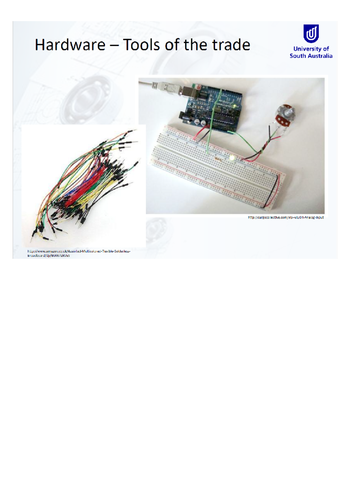 Lecture notes, lecture 13 - Electronic hardware - Hardware Tools of the ...