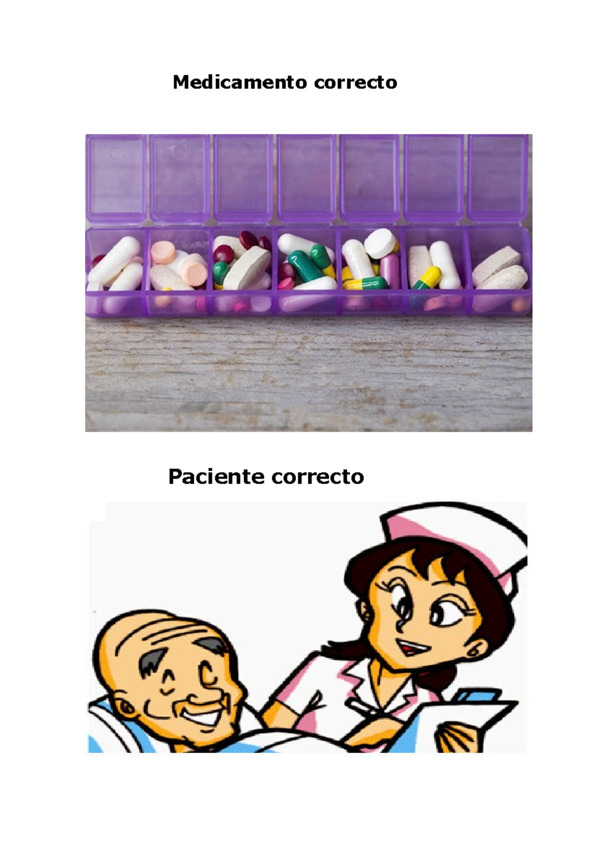 Medicamento correcto - practicas - Medicamento correcto Paciente ...