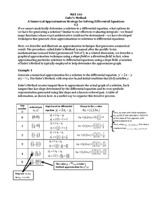 Math Lecture Notes - MAT 146 - ISU - Studocu