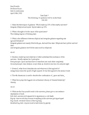 CH-3 The origin of modern astronomy - CH-3 Quiz The Origin of Modern ...