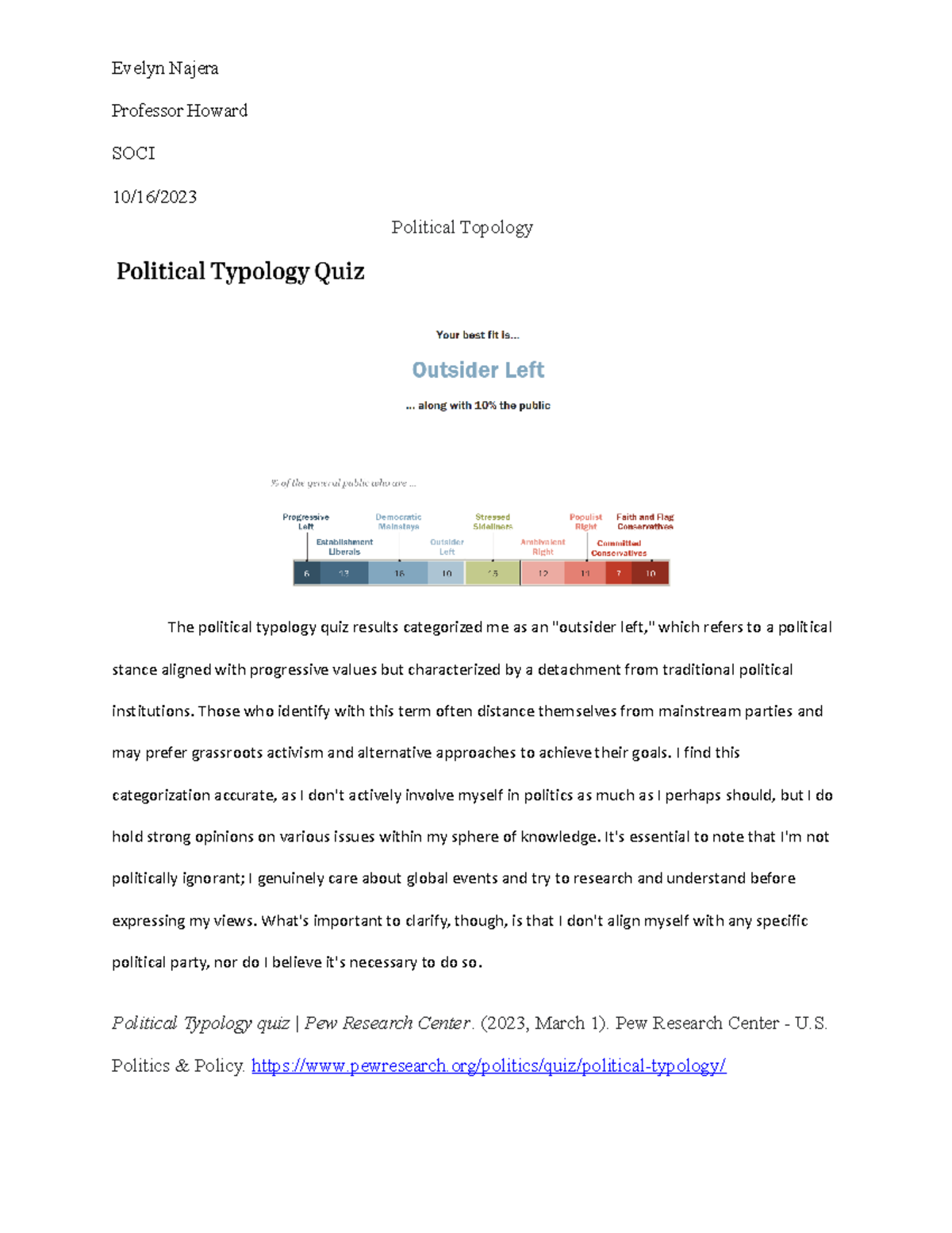 Essay - Evelyn Najera Professor Howard SOCI 10/16/ Political Topology ...