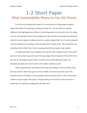 Assignment Information - HUM 102 Module One Short Answer Assignment ...