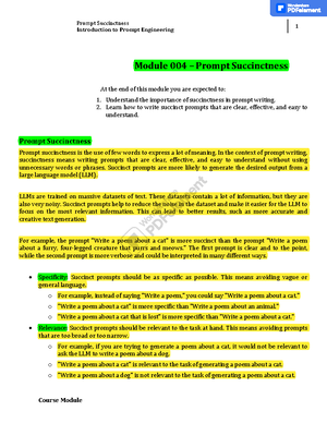 Prompt Engr - Module 2-Copy - Introduction to Prompt Engineering 1 ...
