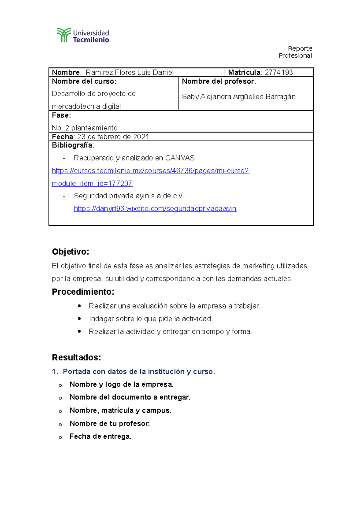 Fase 2 - Fase 2 desarrollo de proyecto de ventas - Profesional Nombre ...