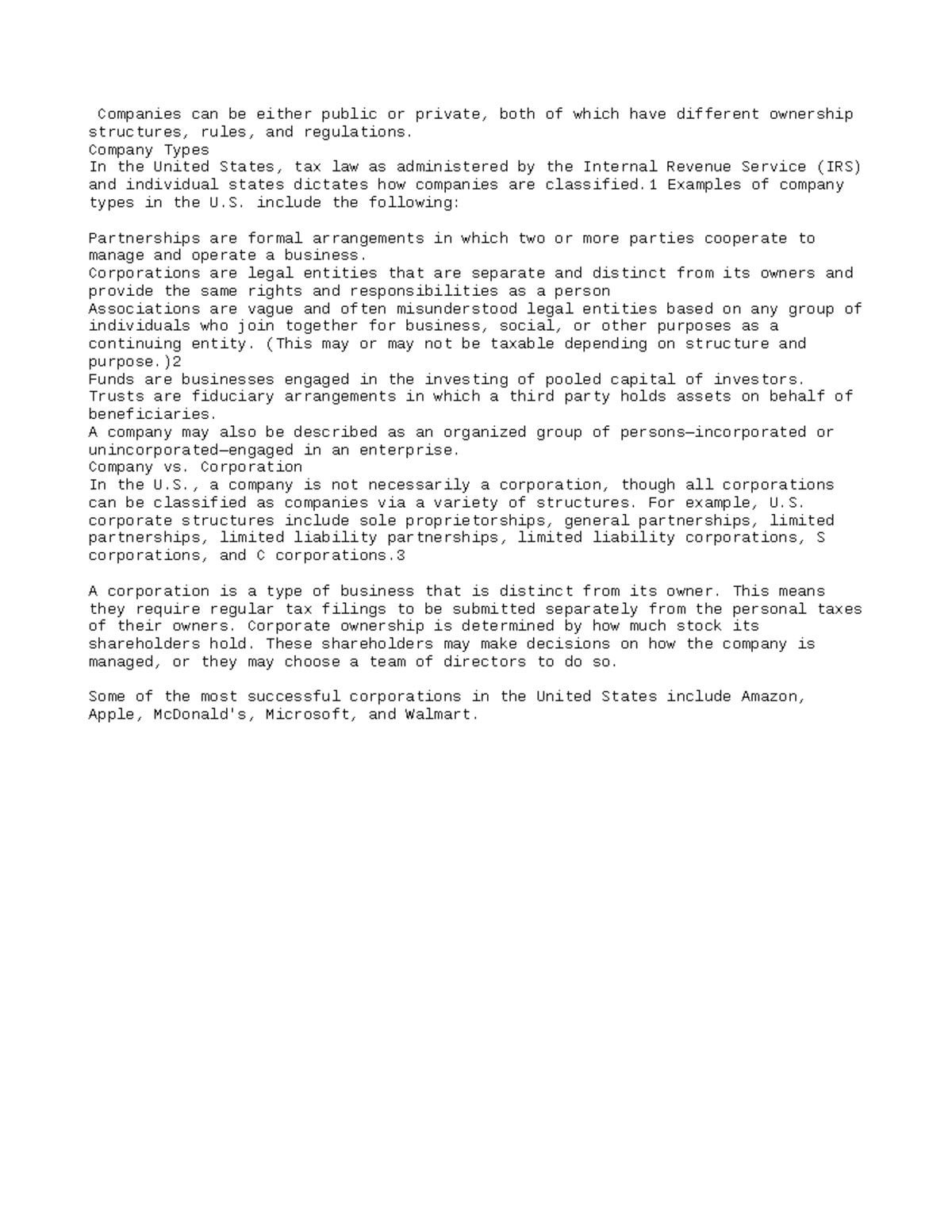 Vbbvb - vjmhf - Companies can be either public or private, both of ...