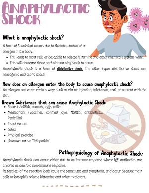 Understanding Hypovolemic Shock: Causes Symptoms and Treatment - Studocu