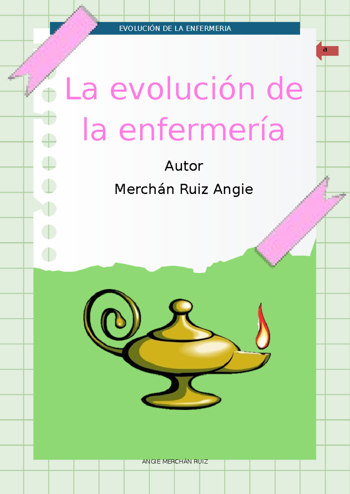 24B- Taller-03-HD1- Merchan RUIZ - a La evolución de la enfermería Autor Merchán Ruiz Angie b ...