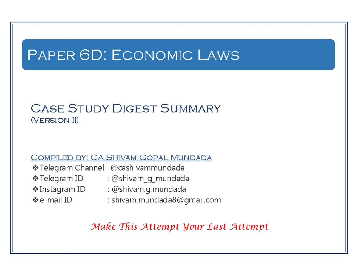1719316055397 - SPOM - SPOM- CORPORATE AND ECONOMIC LAW Actual MCQs asked in exam (Memory based ...