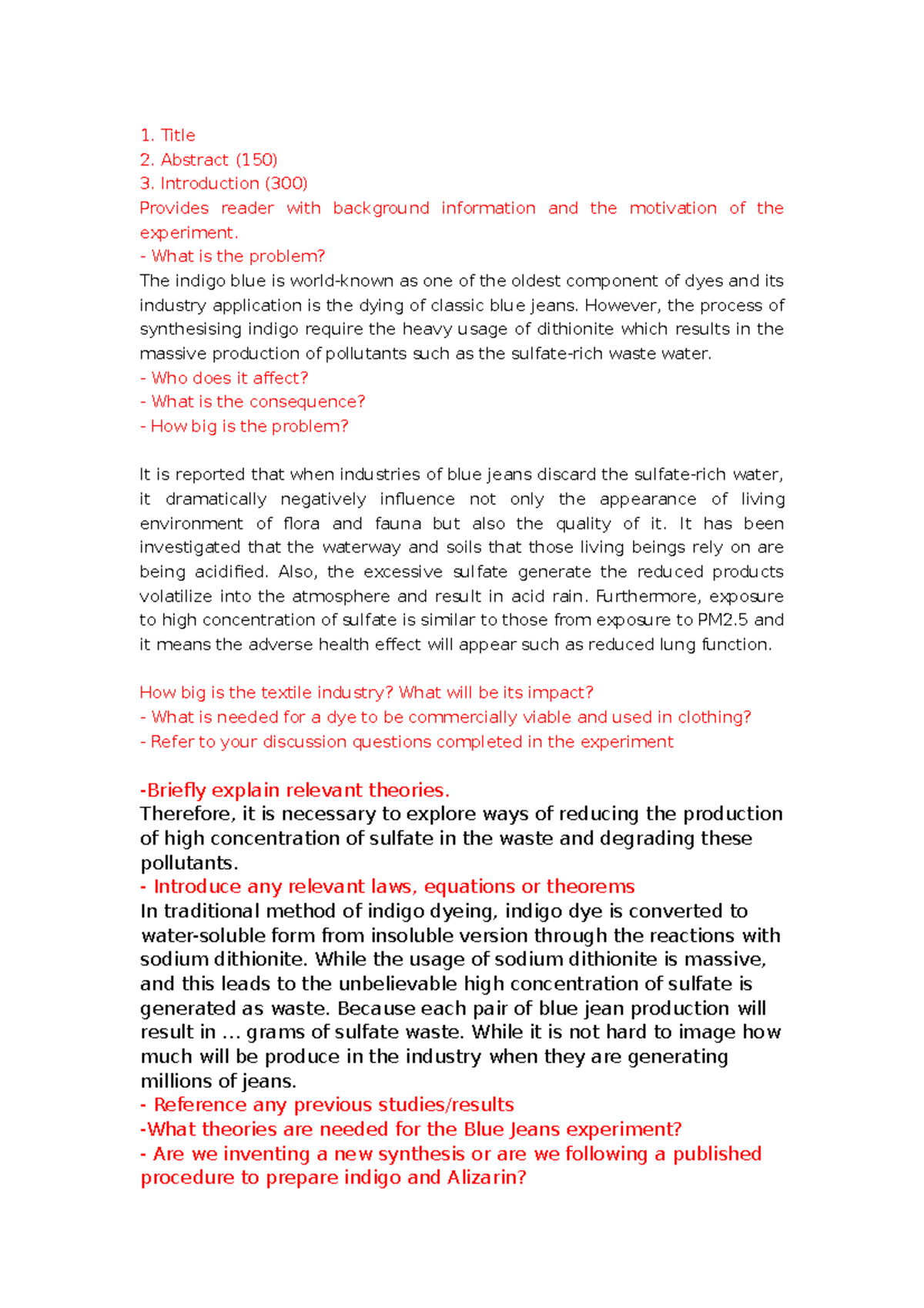 Experiment - notes - C10122 - Studocu