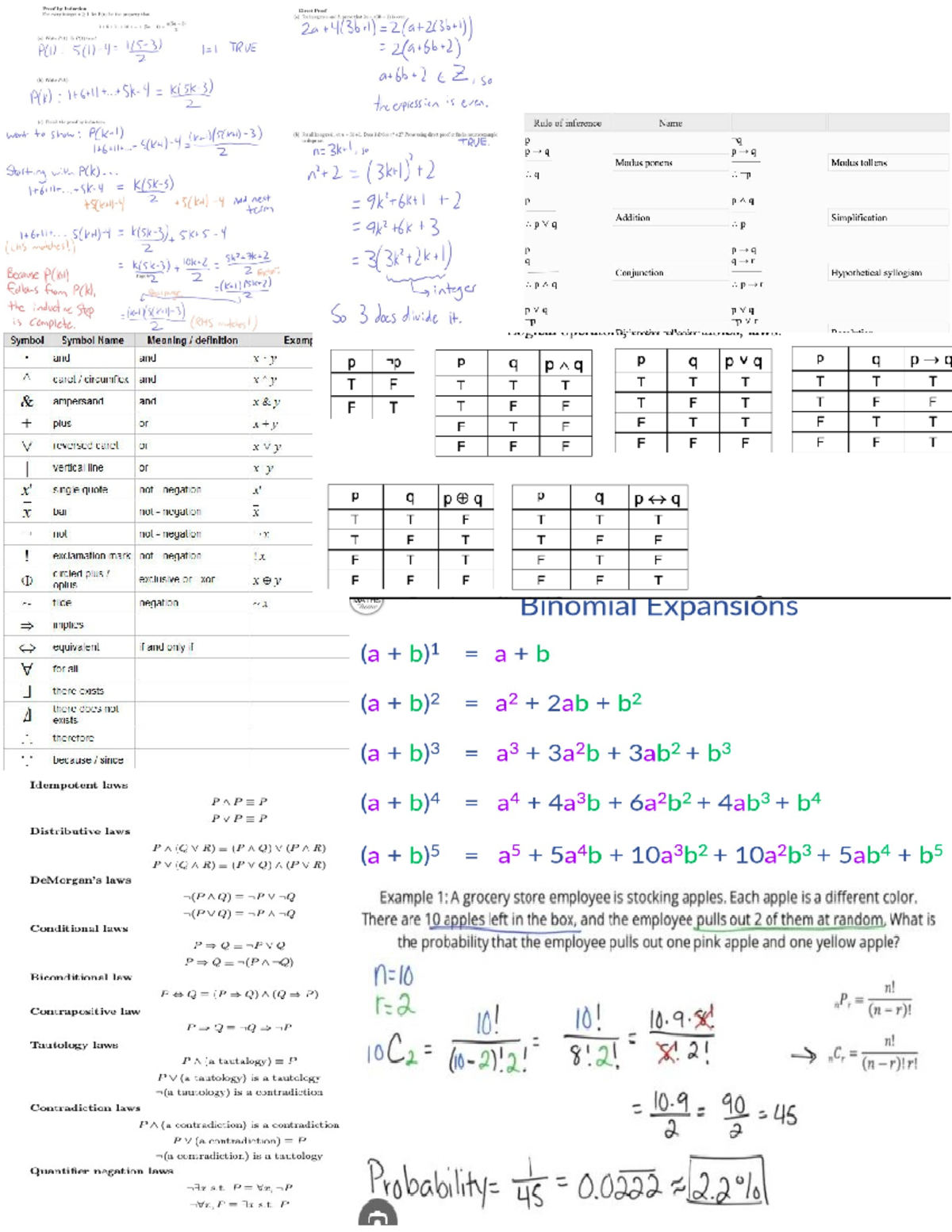 Discretemathsheet - quiz - MATH 146 - Studocu