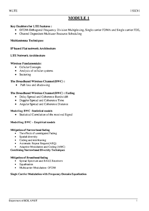Lecture Notes 17EC741 Module 3A Itext & Image Compression RAJA GV ...