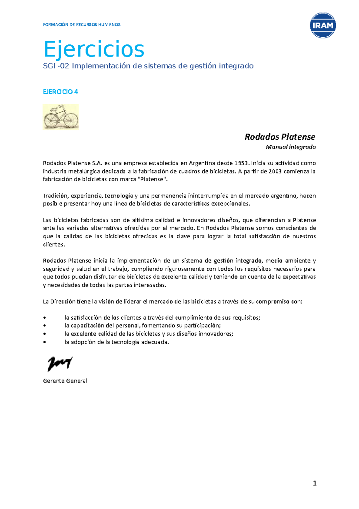 Actividad 06 Riesgos y Oportunidades Rev 01 - Ejercicios SGI -02 Implementación de sistemas de ...