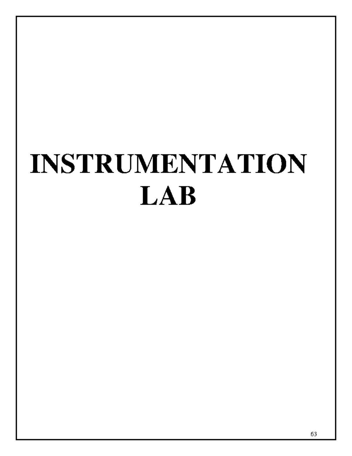 Instrumentation LAB Manual - Cmrcet - INSTRUMENTATION LAB ####### DATA ...
