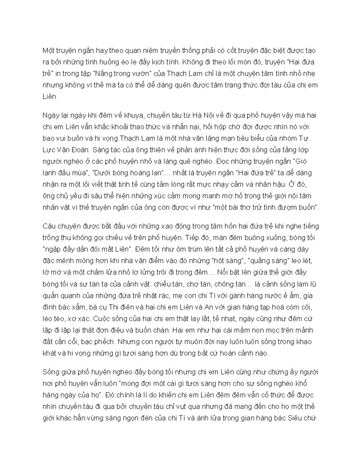 Cảnh đợi tàu - fdfdfdf - Một truyện ngắn hay theo quan niệm truyền ...