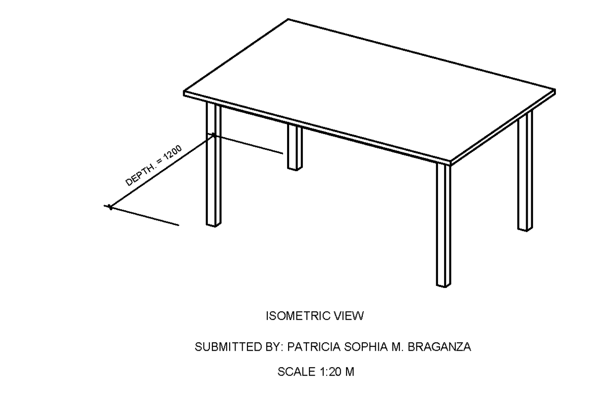 Dining Table - REVIT - Bs Architecture - ISOME SUBMITTED BY: PA SCA EQ ...