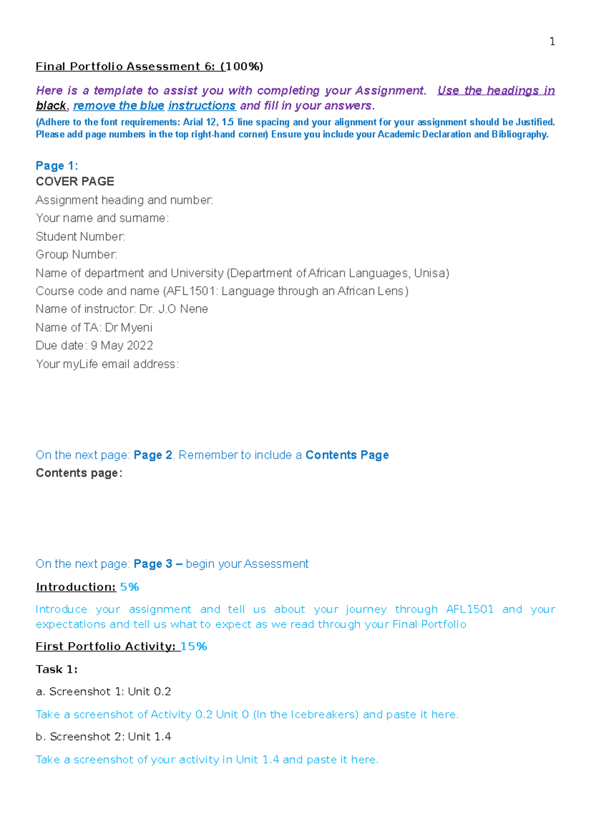 S1 Final Portfolio Template - Final 58c4cce46c05603 f86369 d0f5e80b5b3 ...