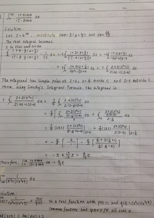 22S2 IE2107 LA Tutorial - EE2007/IM2007 Tutorial 1 Linear Algebra Systems of Linear Equations ...