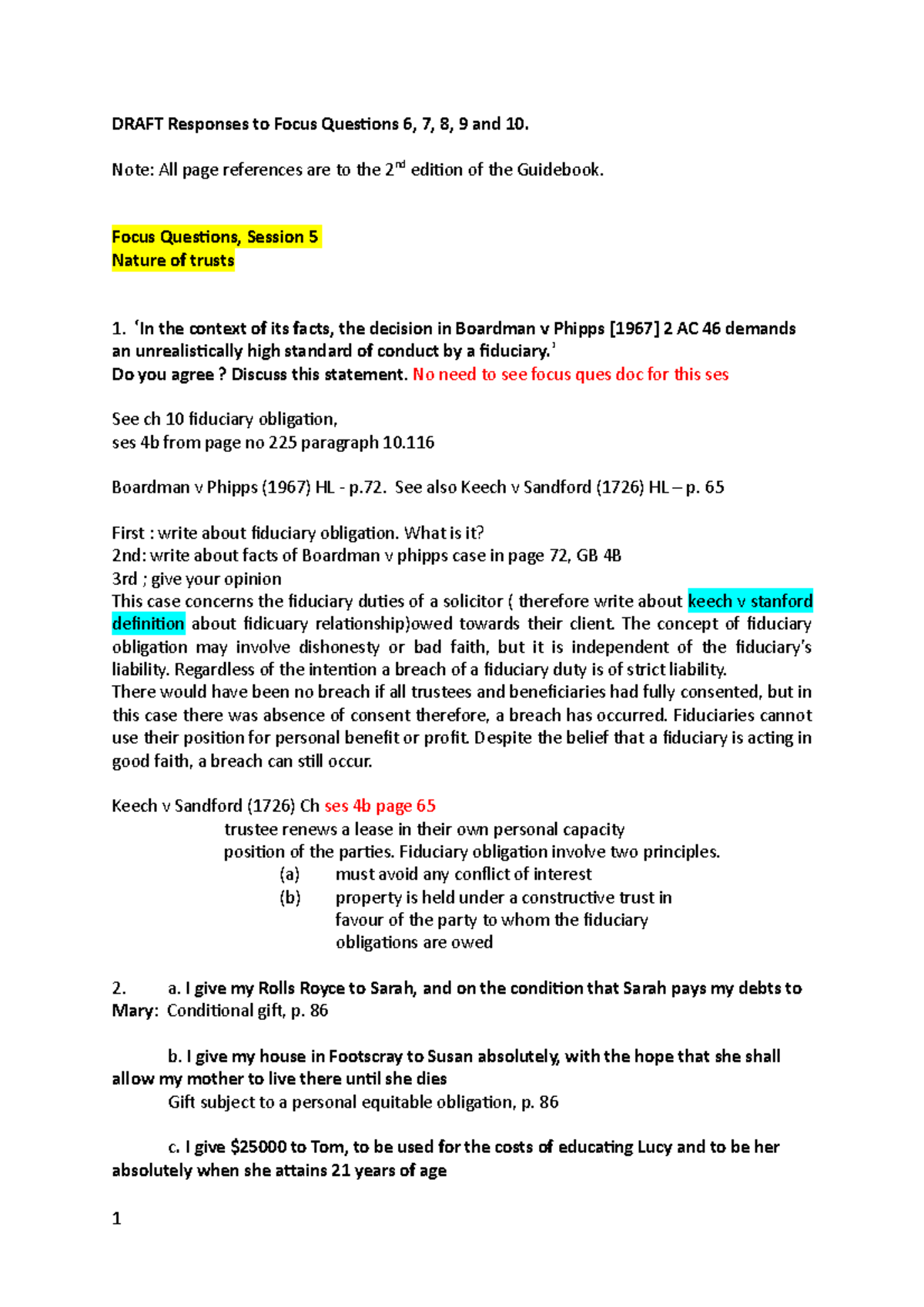 Draft Responses, Sessions 6-10 - DRAFT Responses to Focus Questions 6 ...