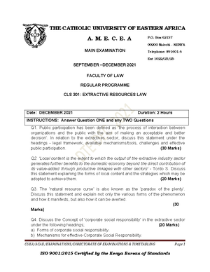 Incoterms cat - trade law - CATHOLIC UNIVERISTY OF EASTERN AFRICA ...