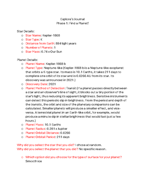 Unit 1 - Summary Astronomical Universe and art - Astro 7N: the Artistic ...