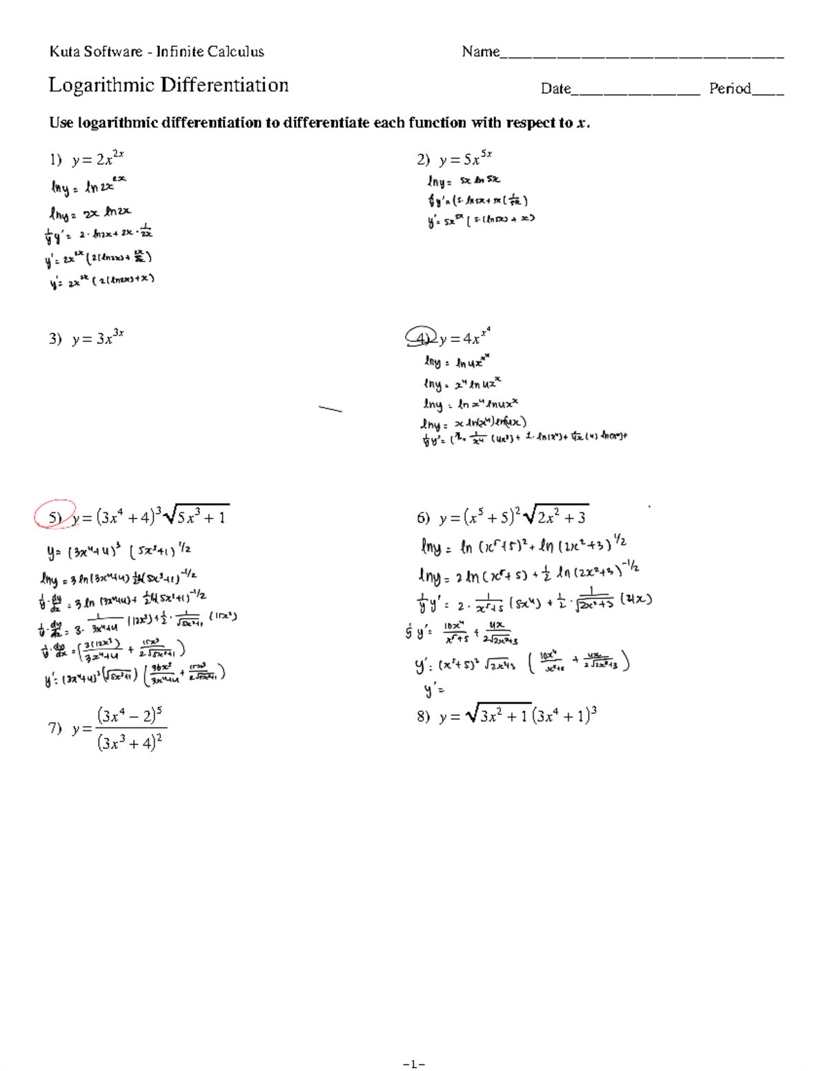 03 - Logarithmic Differentiation - © 6 h 2 v 0 a 102 Q 1 KwuktxaM ...