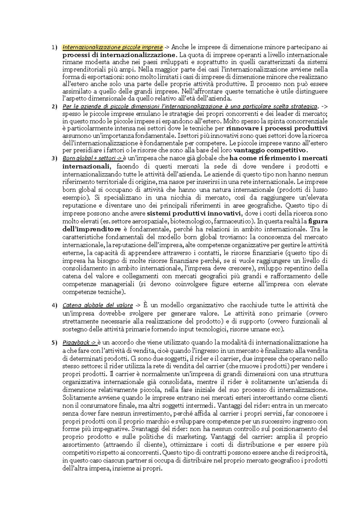 domande relative all'esame con prof. Tregua - Warning: TT: undefined function: 32 Warning: Popup ...