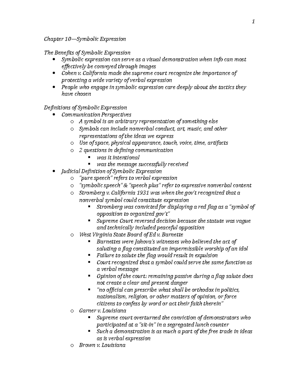 Chapter 11 - 1 Chapter Expression The Benefits of Symbolic Expression ...
